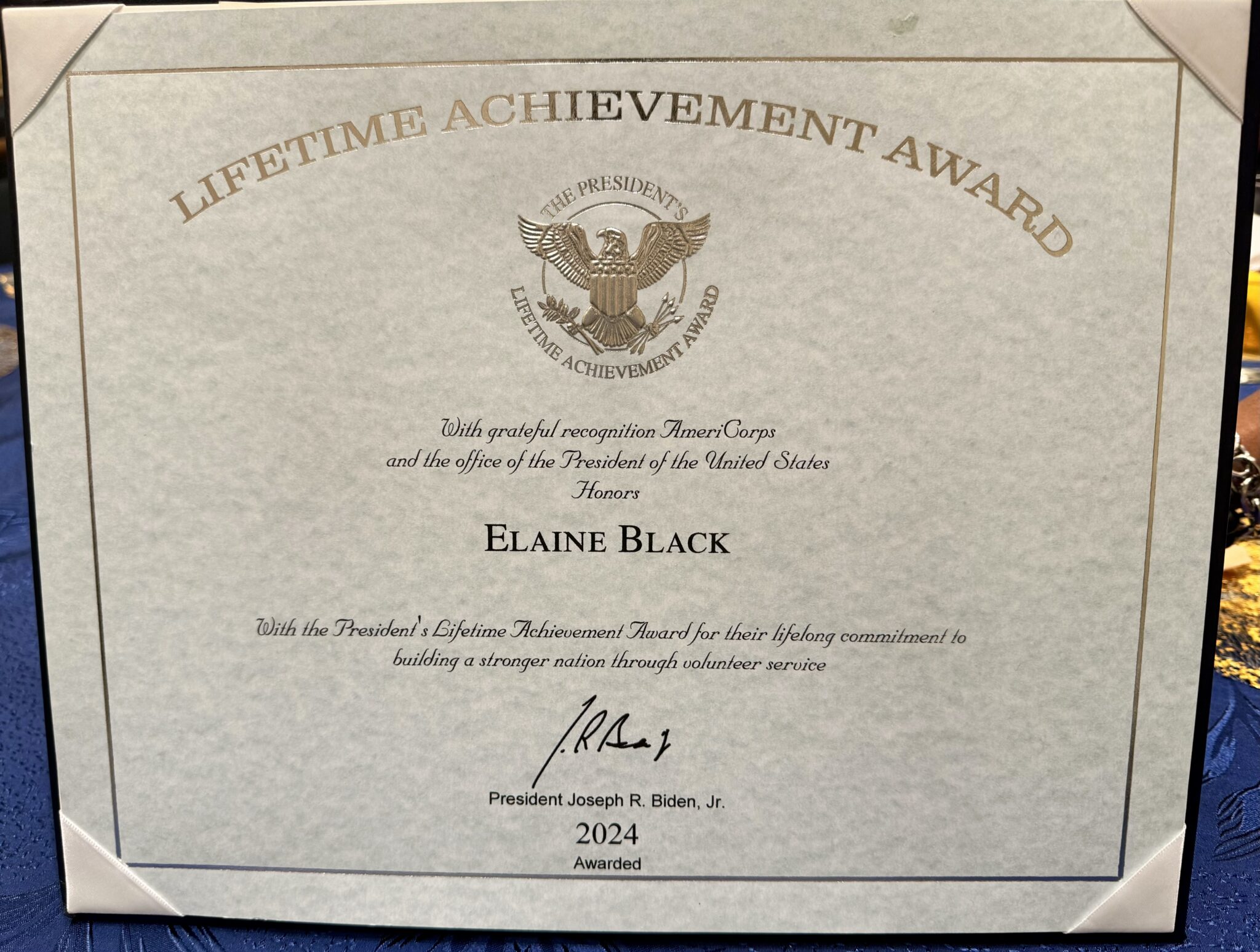 Gwen Cherry Park Foundation | ELAINE BLACK HONORED WITH THE 2024 ...
